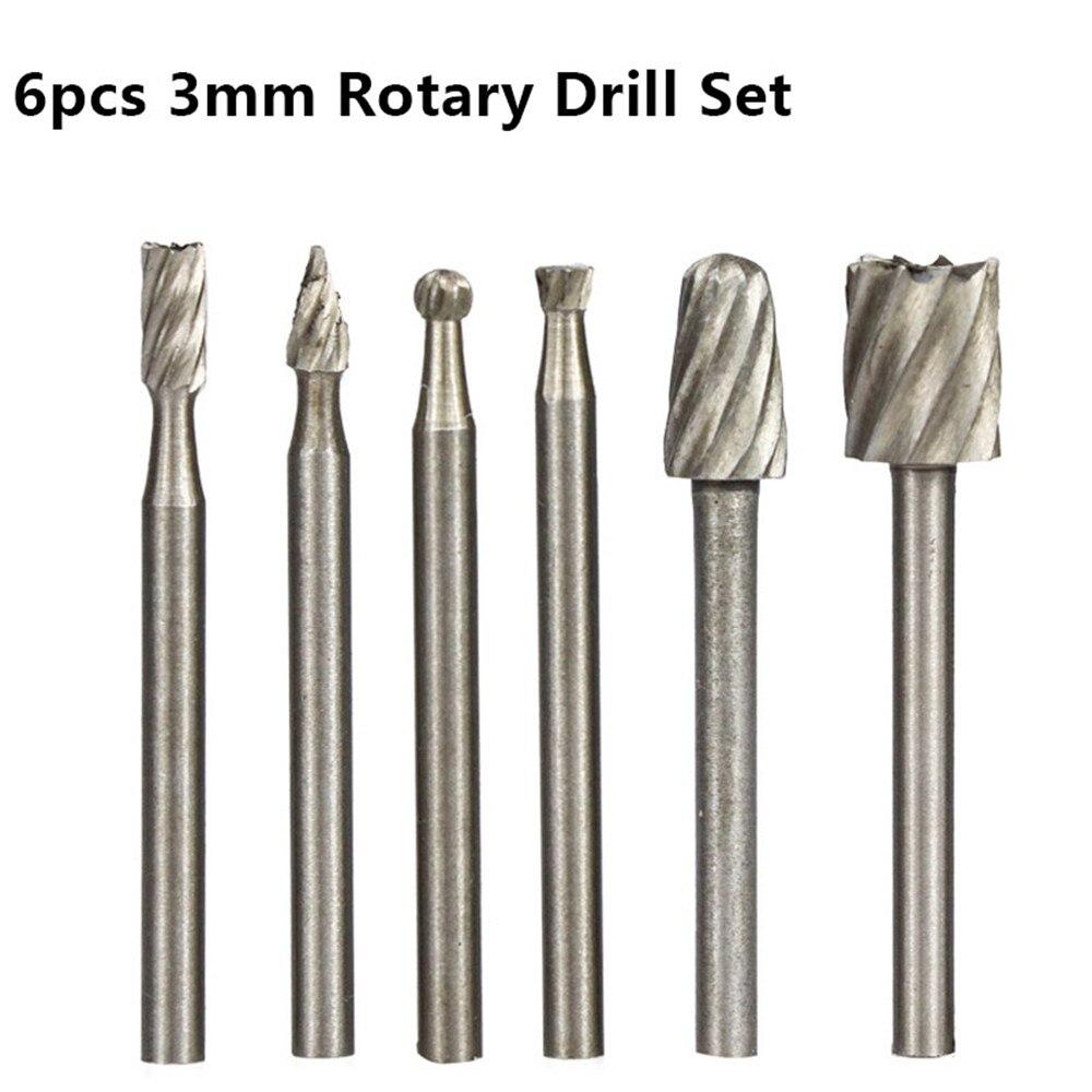 Hss Routing Frezen Bit 6 Stuks 3Mm Shank Rotary Fr... – Vicedeal