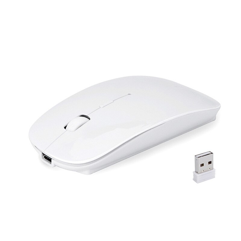 2.4G Wireless Mouse Photoelectric Rechargeable Sil... – Grandado