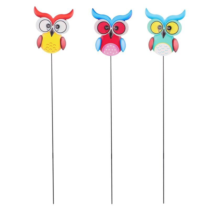 3 Pcs Tuin Uil Stake Uil Vormige Decoratieve Creat... – Vicedeal