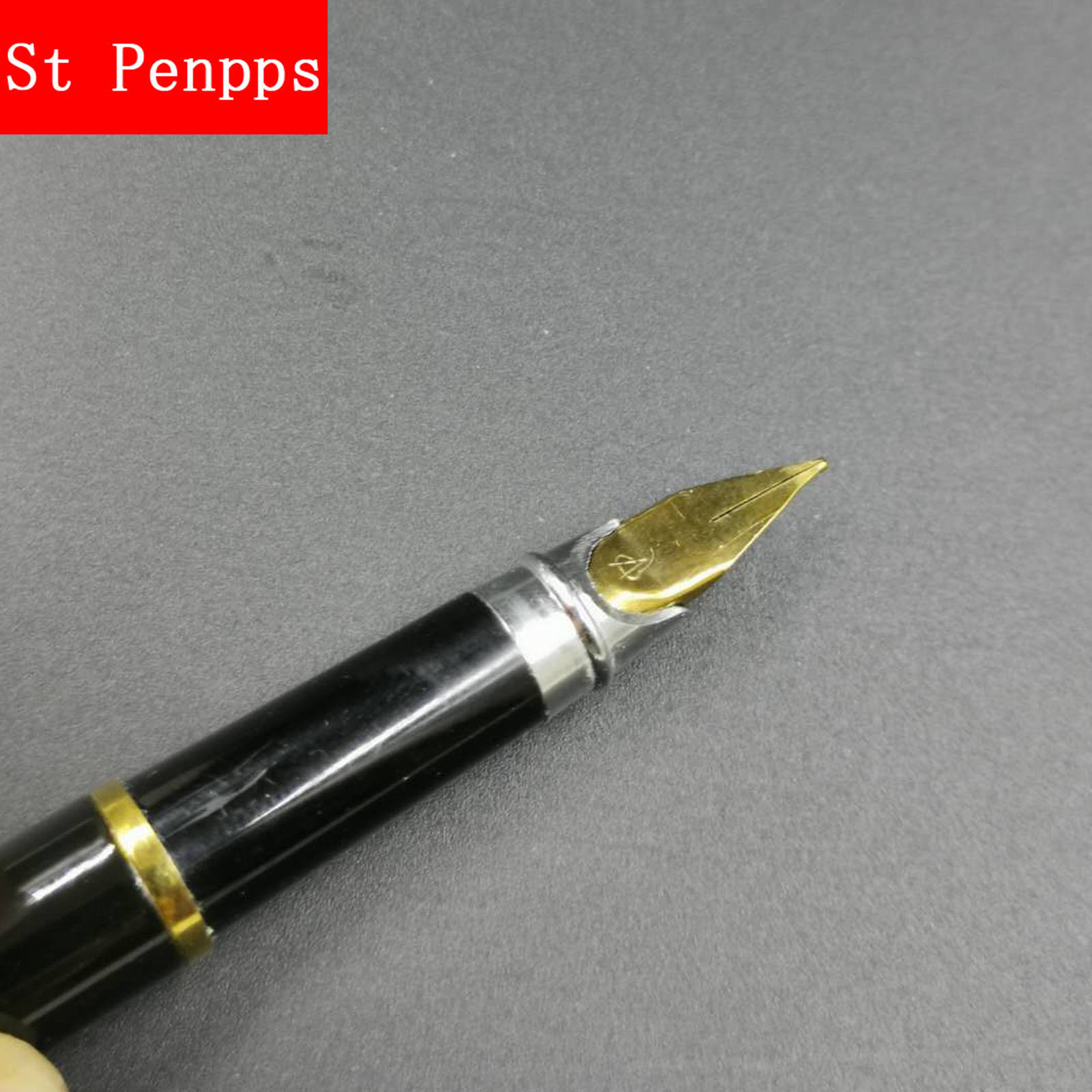 PD Black Fountain Pen Metal Ink Pen Fine Nib Aerom... – Vicedeal