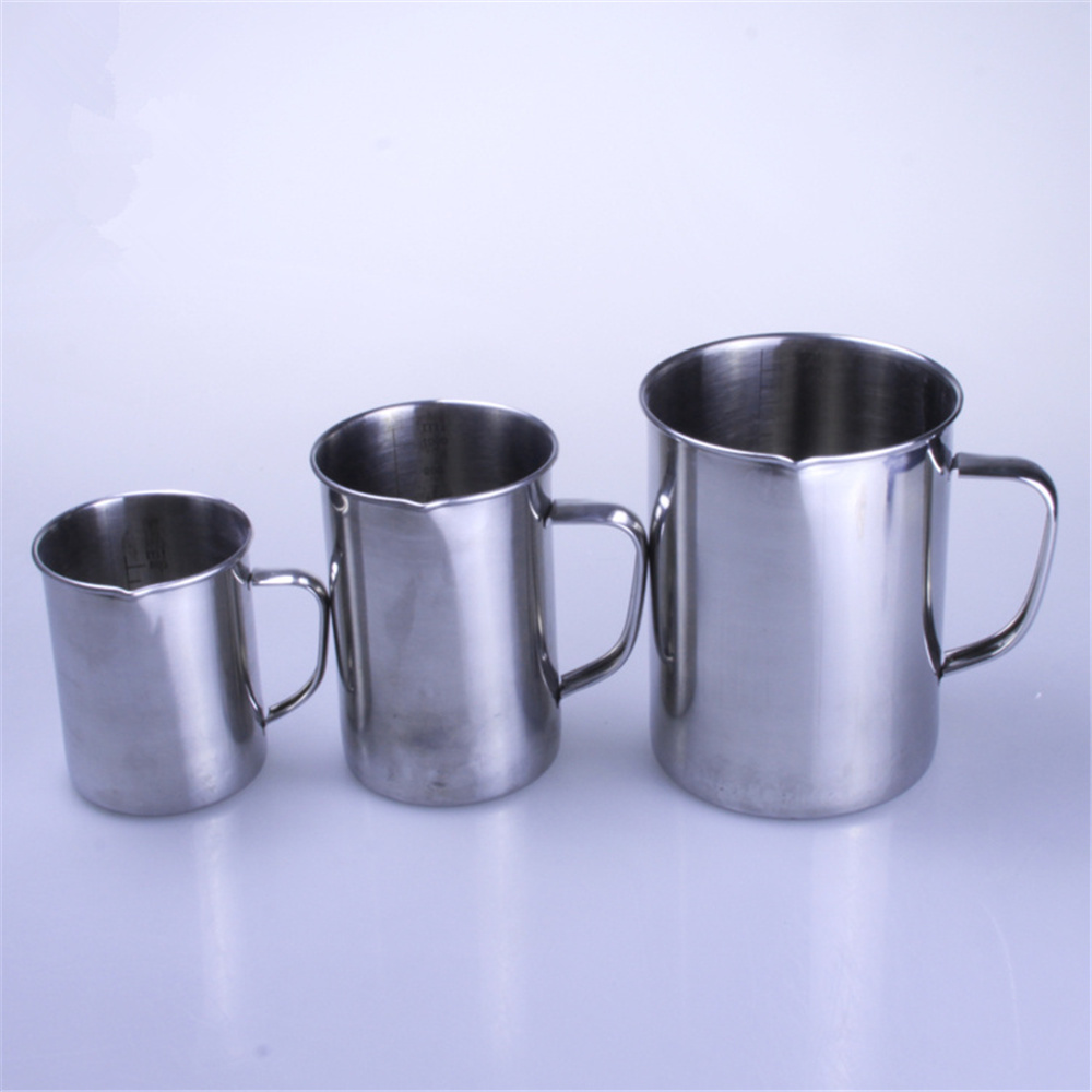 1000ml Stainless Steel Metal Lab Beaker Measuring ... – Grandado