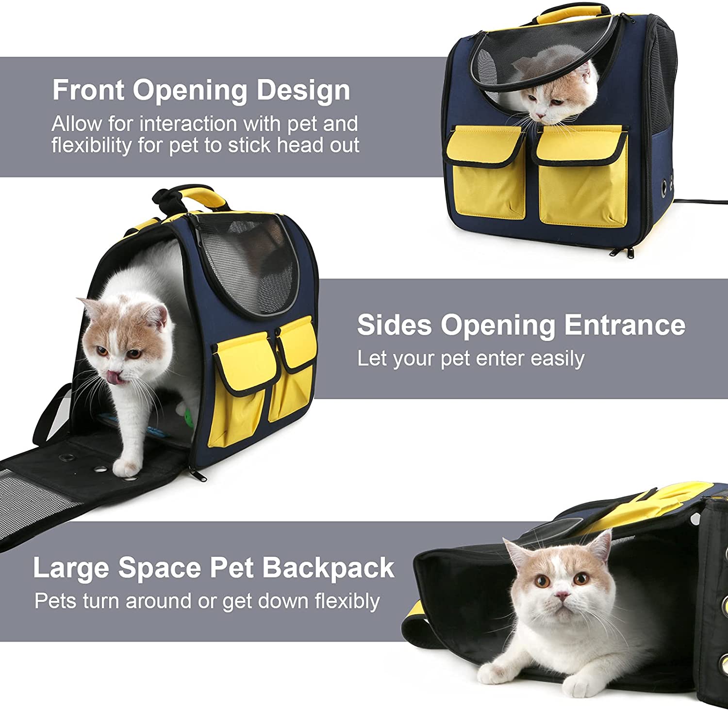 LVTUBANLV Cat Backpack Pet Carrier Backpack, for S... – Vicedeal