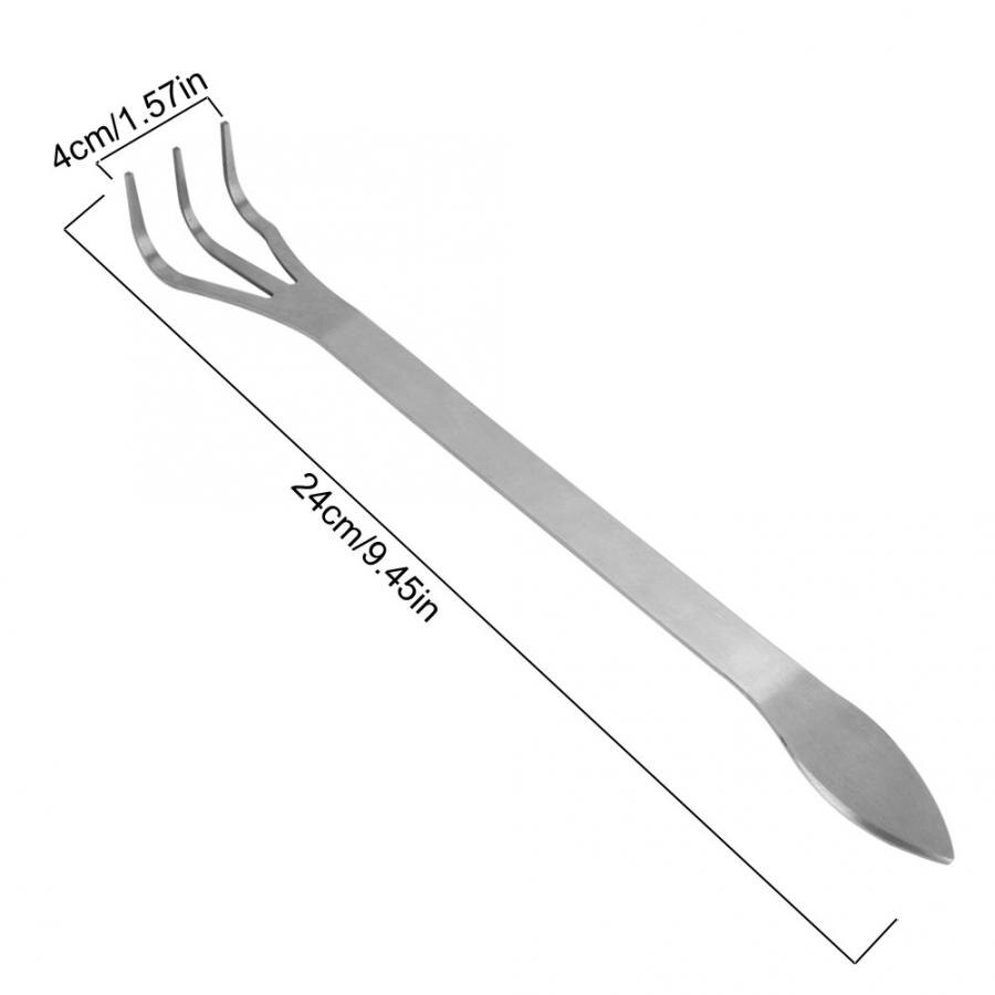 Stainless Steel Root Rake 3-Prong Loosen Soil Rake... – Grandado