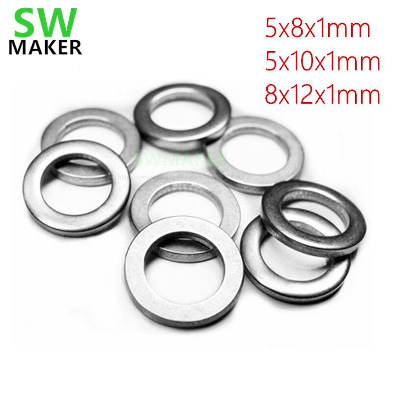 50pcs Mini V Wheel Precision Shim Washer 5x8x1mm 5... – Grandado