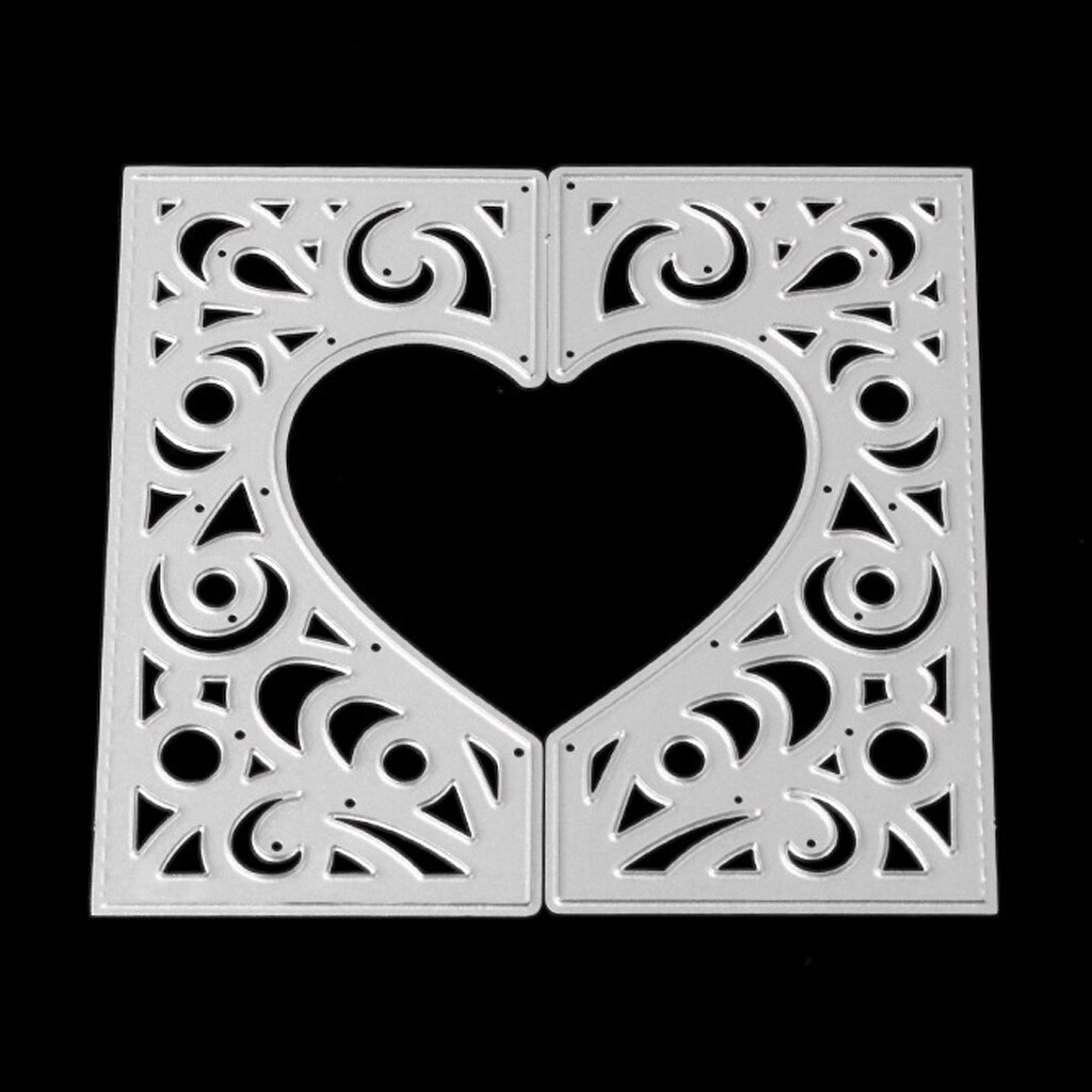 Heart Metal Cutting Dies Metal Scrapbooking Stenci... – Vicedeal