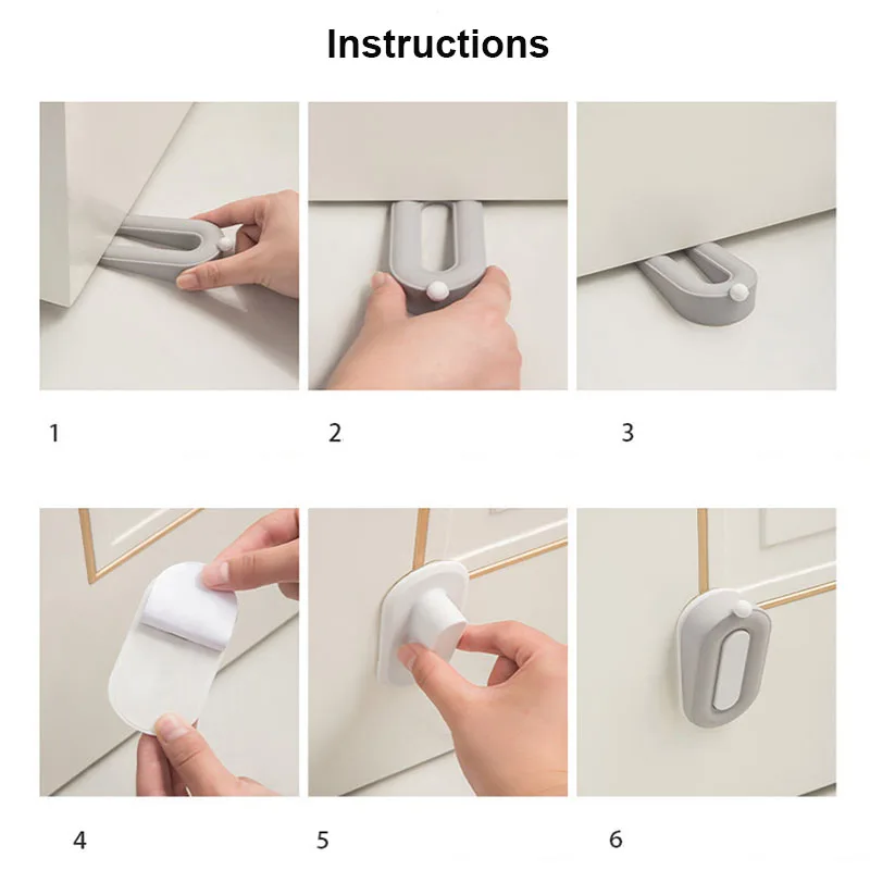 Silicone Door Stop Stoppers Block Doorstops Door S... – Grandado