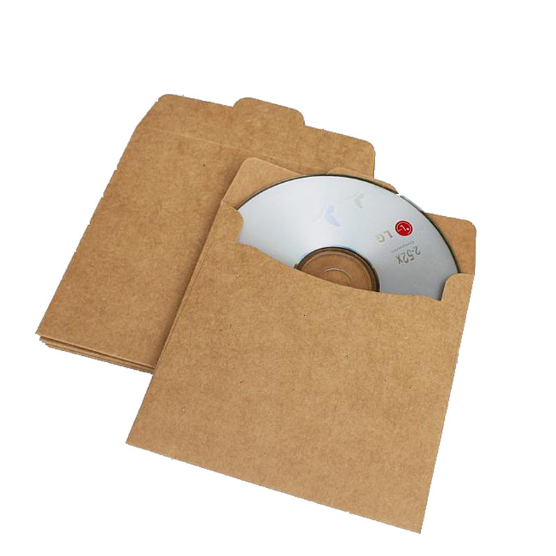 Kraft Envelope CD Paper Case Bag 5pcs Sleeves Disc... – Grandado