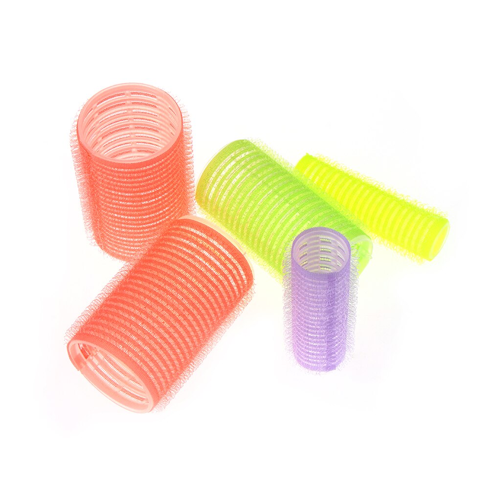 6 PCs Large Self Grip Hair Rollers Pro Salon Haird... – Grandado