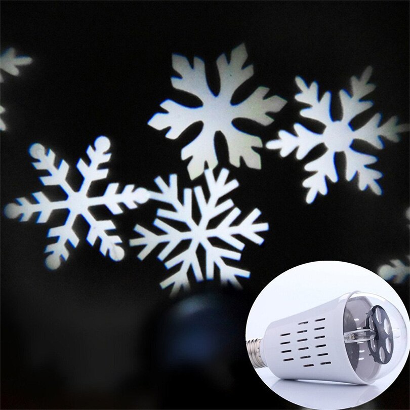 AC E27 4W Mini LED Snowflake Projector Light Bulb ... – Grandado