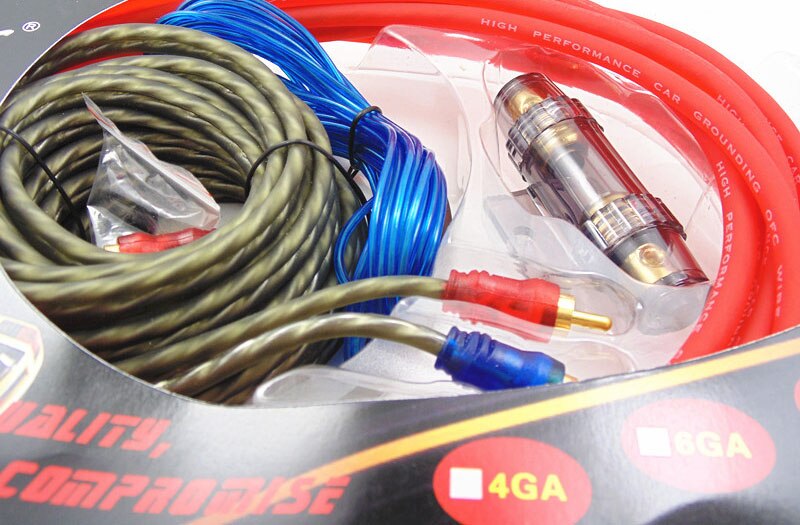 Speakers Wiring Kits Cable 60A Car Audio Amplifier... – Grandado