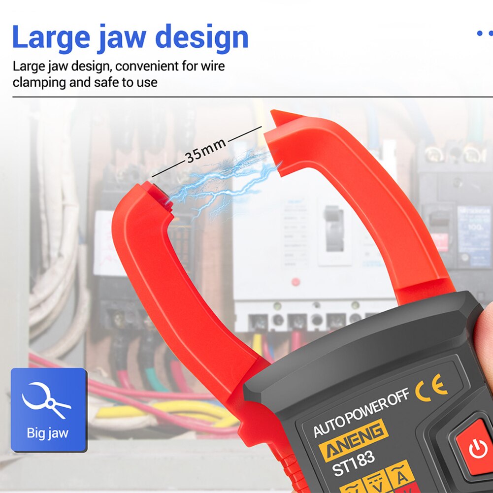 Portable Battery Powered ABS Home Digital Clamp Me... – Vicedeal