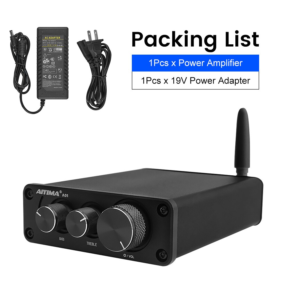 AIYIMA Bluetooth Stereo Amplifier TPA3116 2.0 50Wx... – Grandado