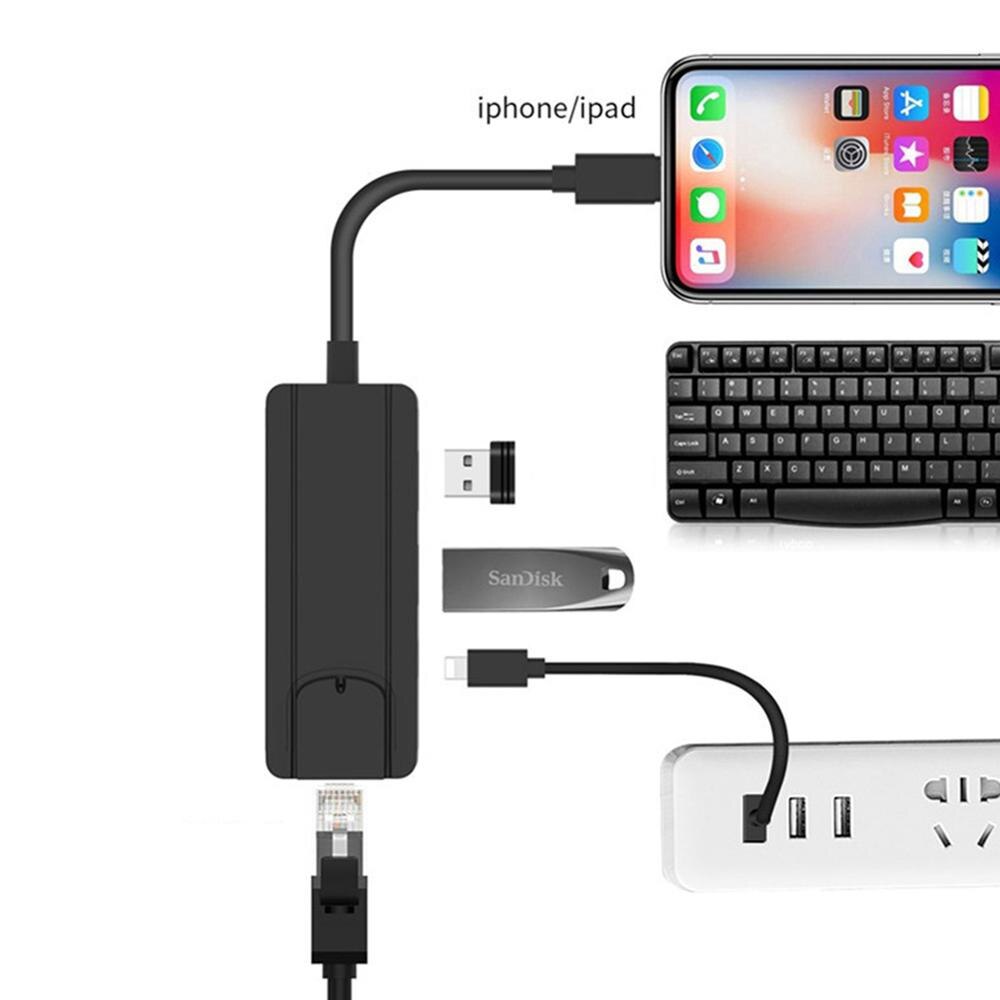 Phone Accessories Lightning to RJ45 Ethernet Adapt... – Vicedeal