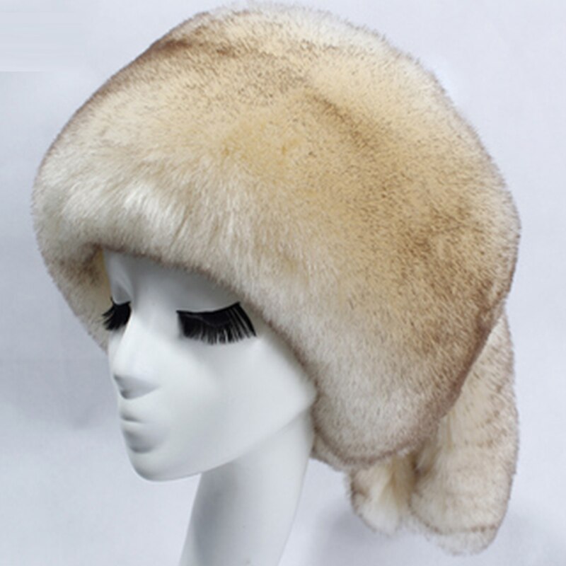Autumn Winter Bomber Hats Thick Warm Imitation Fox... – Grandado