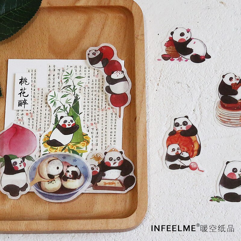 40 pcs/Pack Kawaii Panda Family Washi Paper Decora... – Grandado