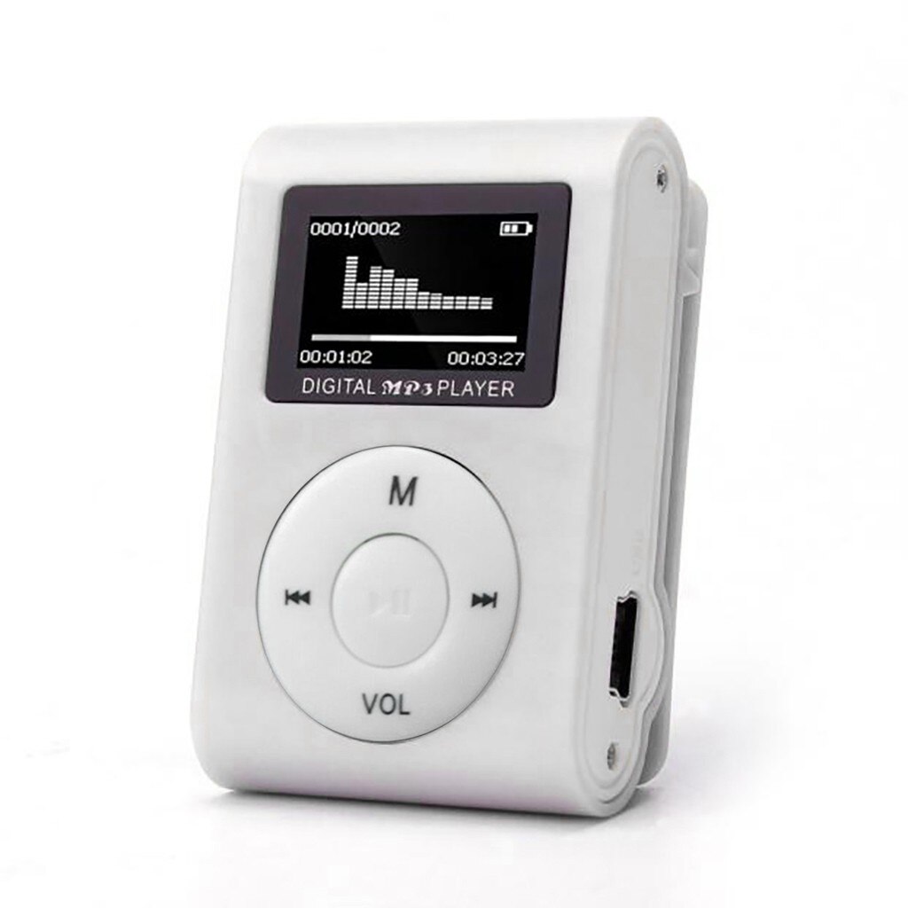 Mini Usb Clip Mp3 Player Lcd Screen Supports 32gb ... – Grandado