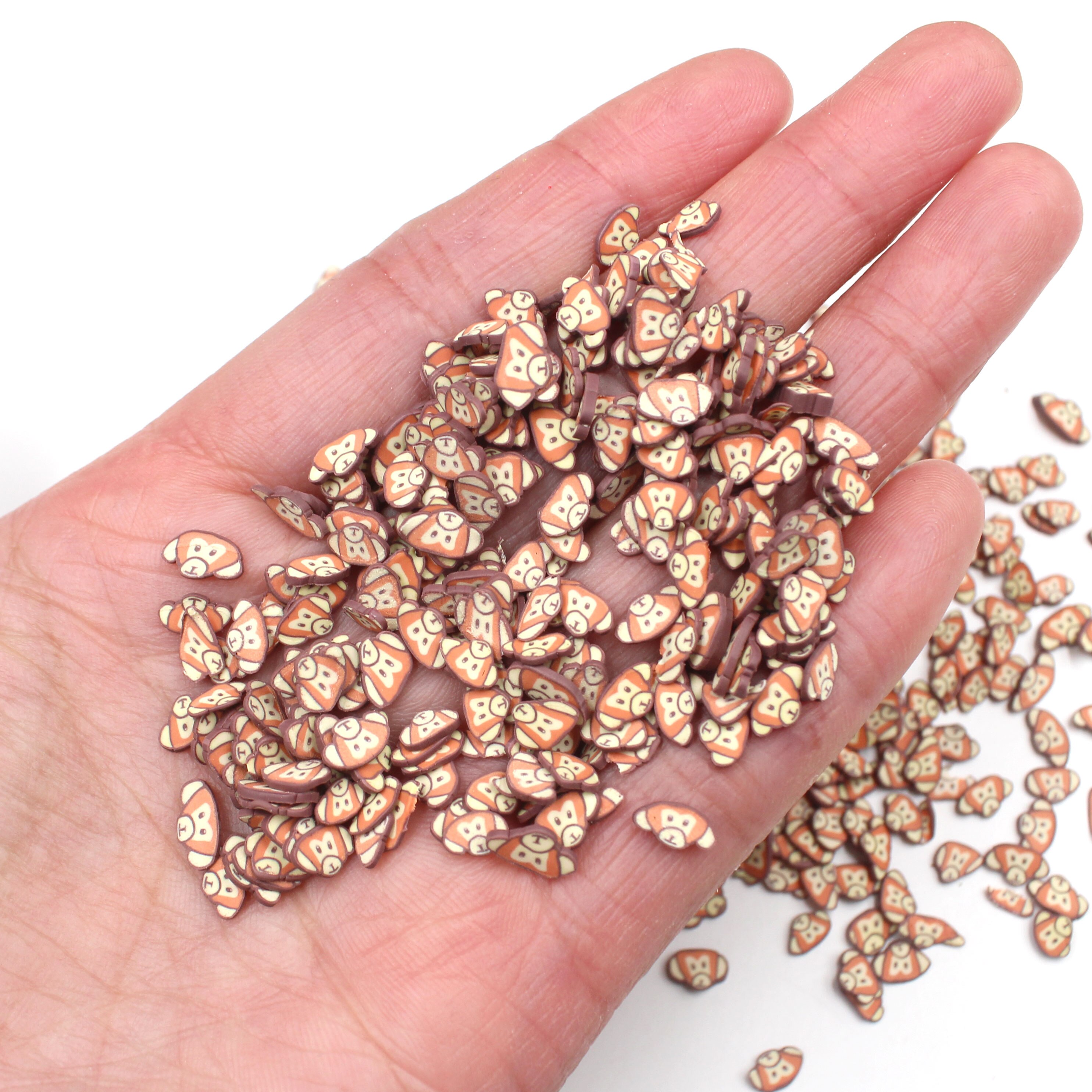 100g/lot Cute Monkey Slices Polymer Clay Lovely An... – Vicedeal