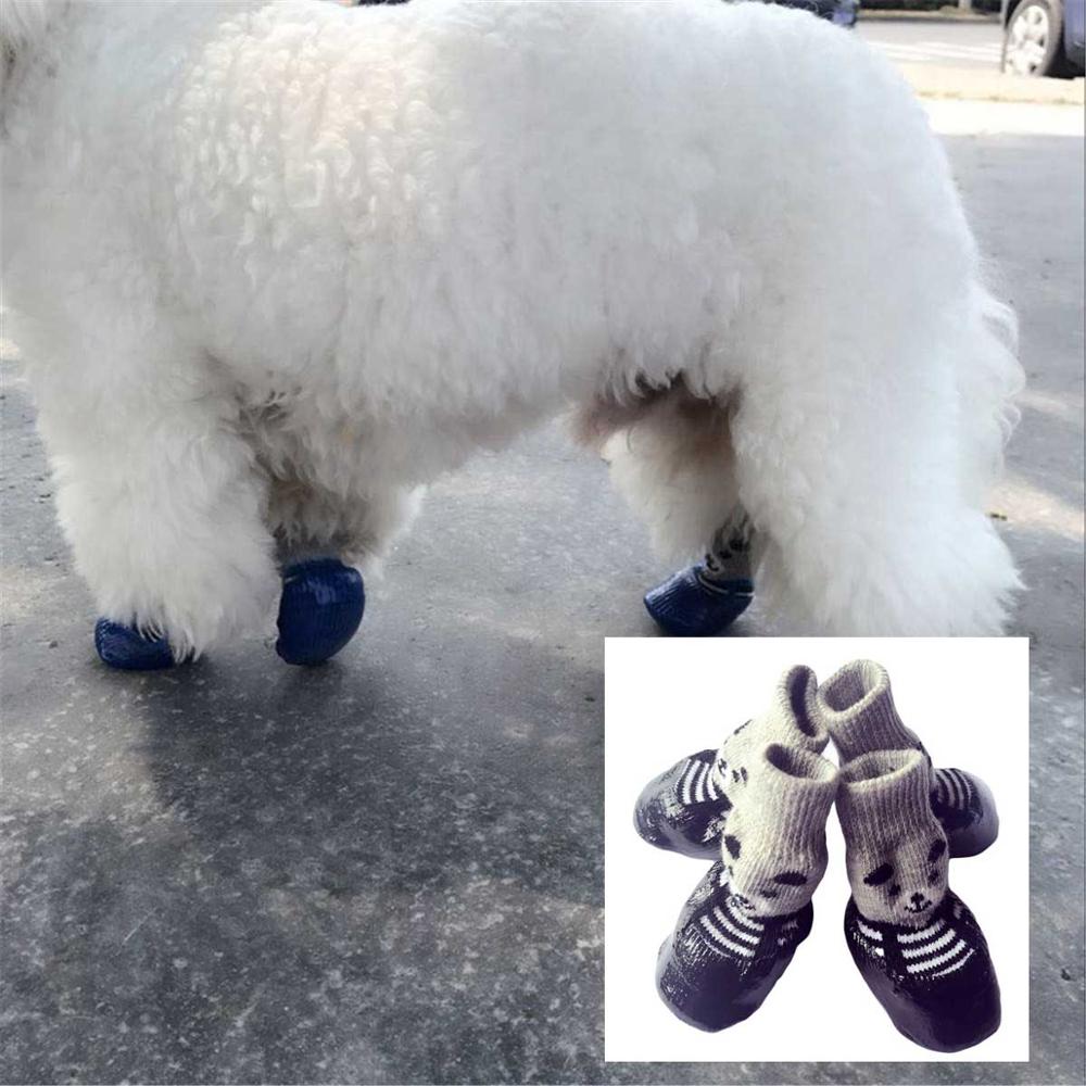 4pcs/Set Anti Slip Dog Socks Outdoor Dog Boots Wat... – Vicedeal