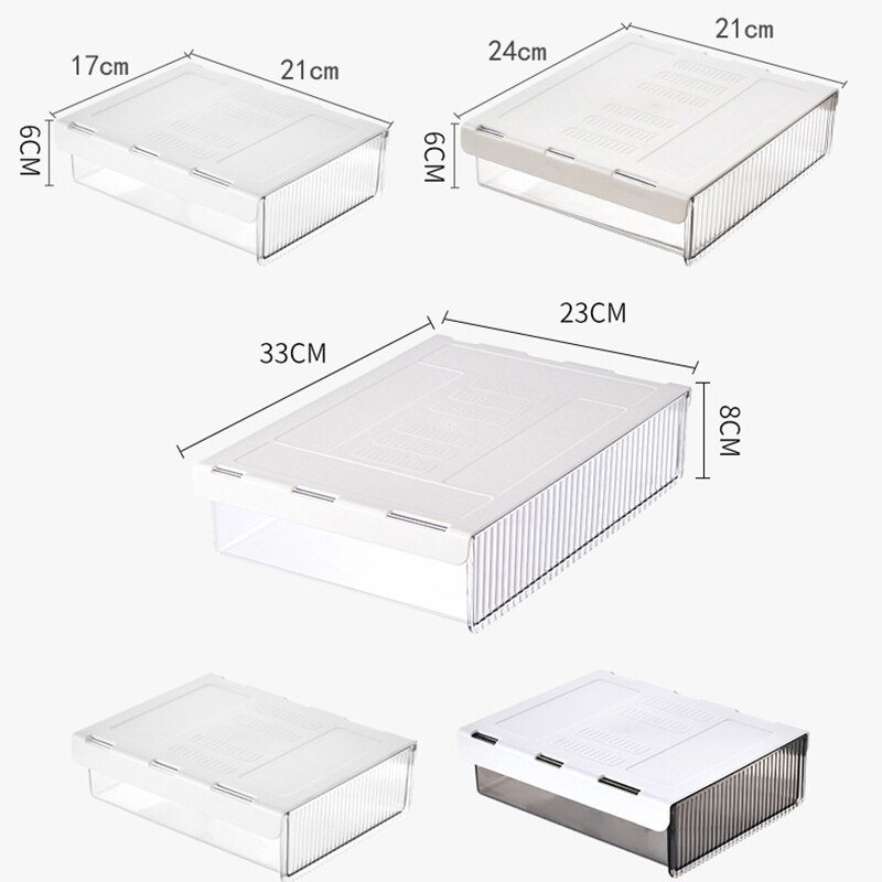 Under Desk Storage Box Invisible Drawer Desk Botto... – Grandado