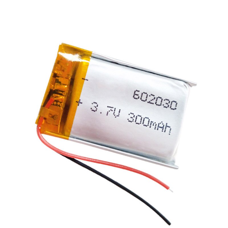 602030 3.7v 300 mah lithium polymer genopladeligt ... – Grandado