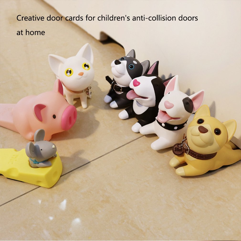 Cute Door Stops Cartoon Silicone Door Stopper Hold... – Grandado