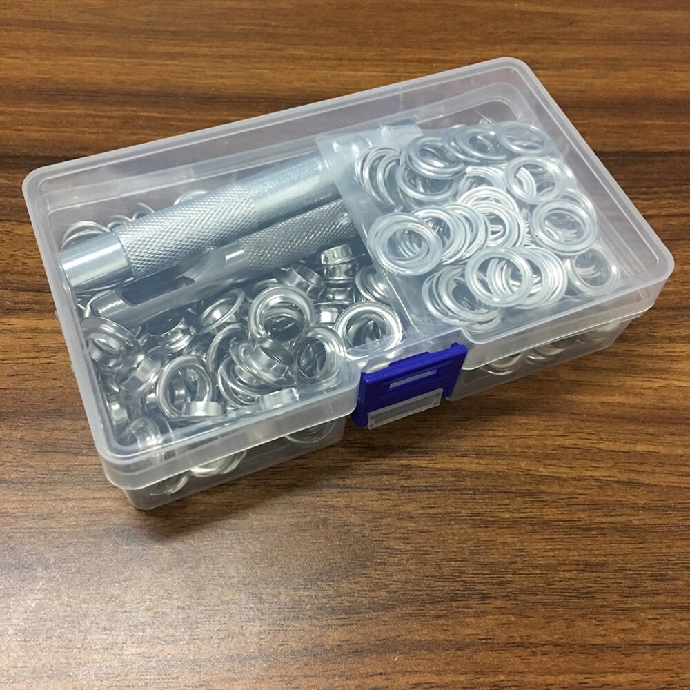 100 Set Grommets Kit Messing Oogjes Knop Kit Met 3... – Vicedeal