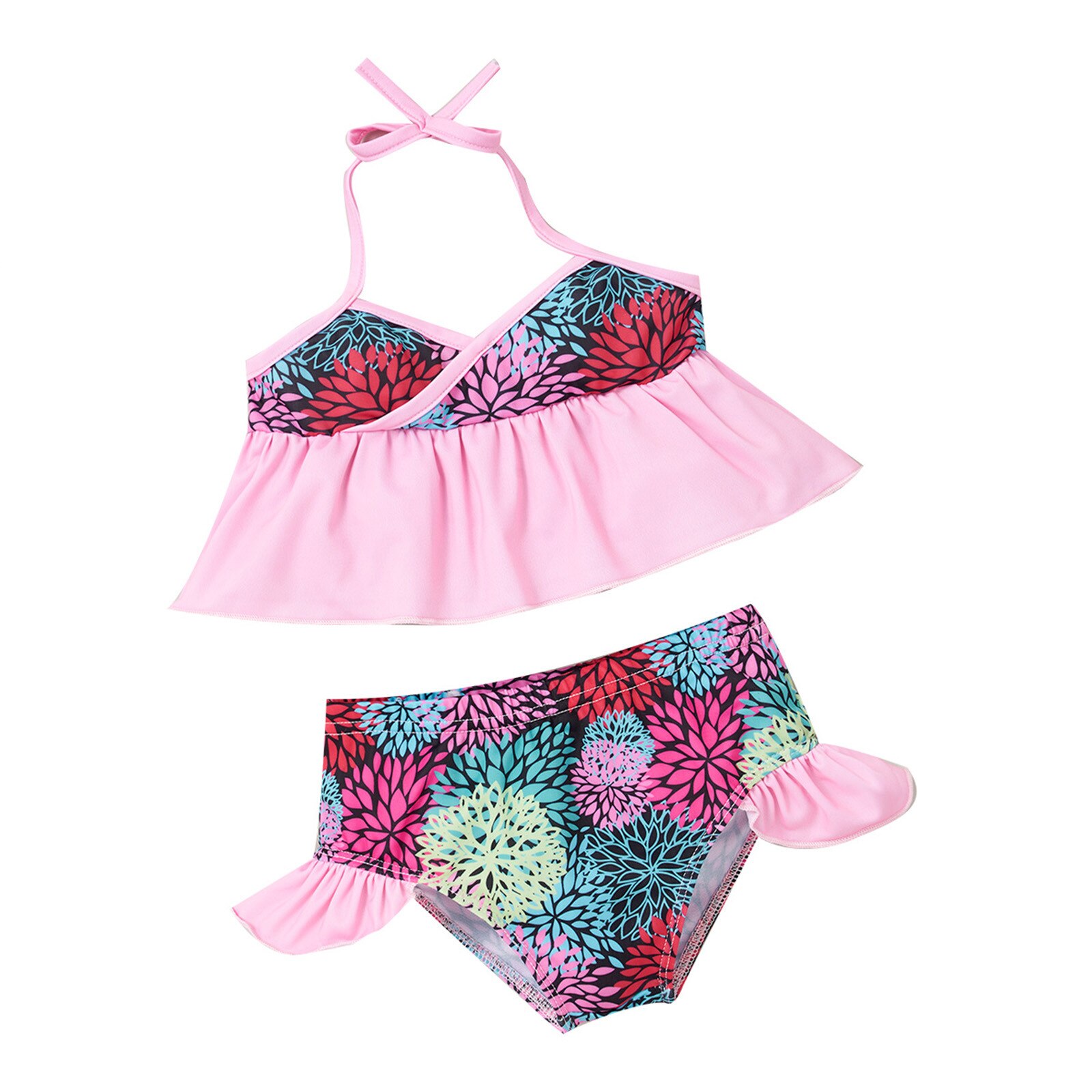 FashionChildren's Bathing Suit Kids Girls Slip Flo... – Grandado