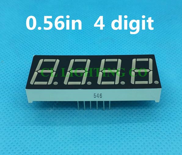 4 Bits Digital Tube Led Display 7 Segment Green 0.... – Grandado