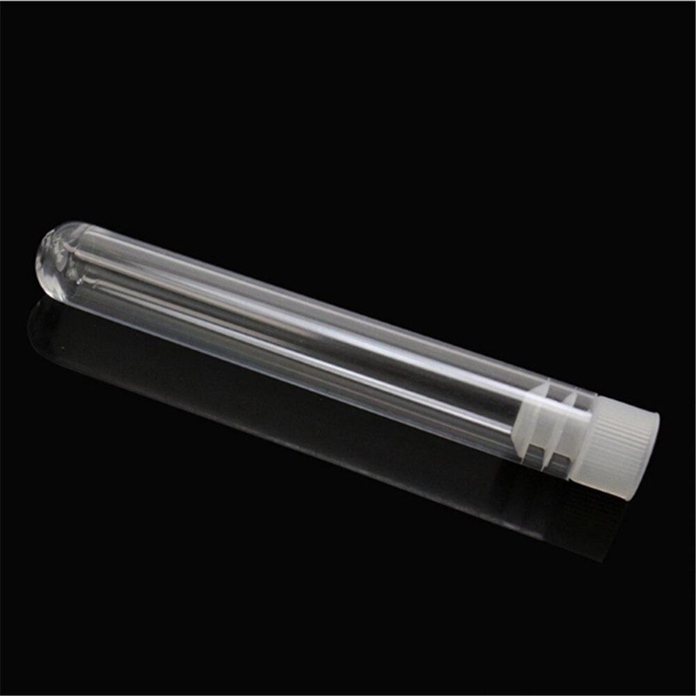 10PCS Clear Plastic Test Tube With Cap - Shaped Bo... – Vicedeal