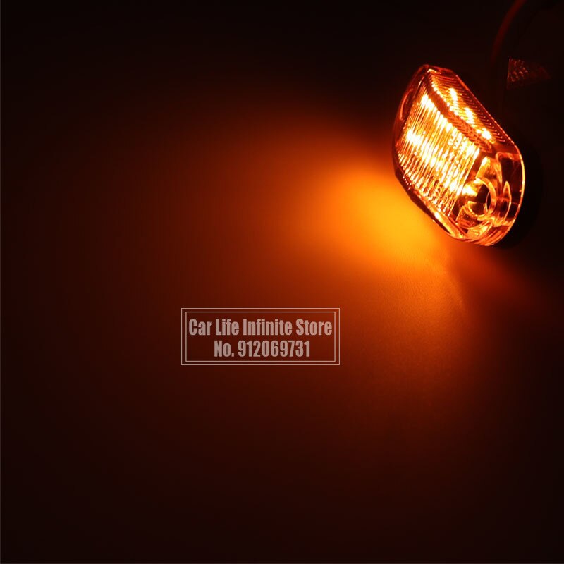 2Pcs 6LED Side Marker Lights Car External Lights 1... – Grandado
