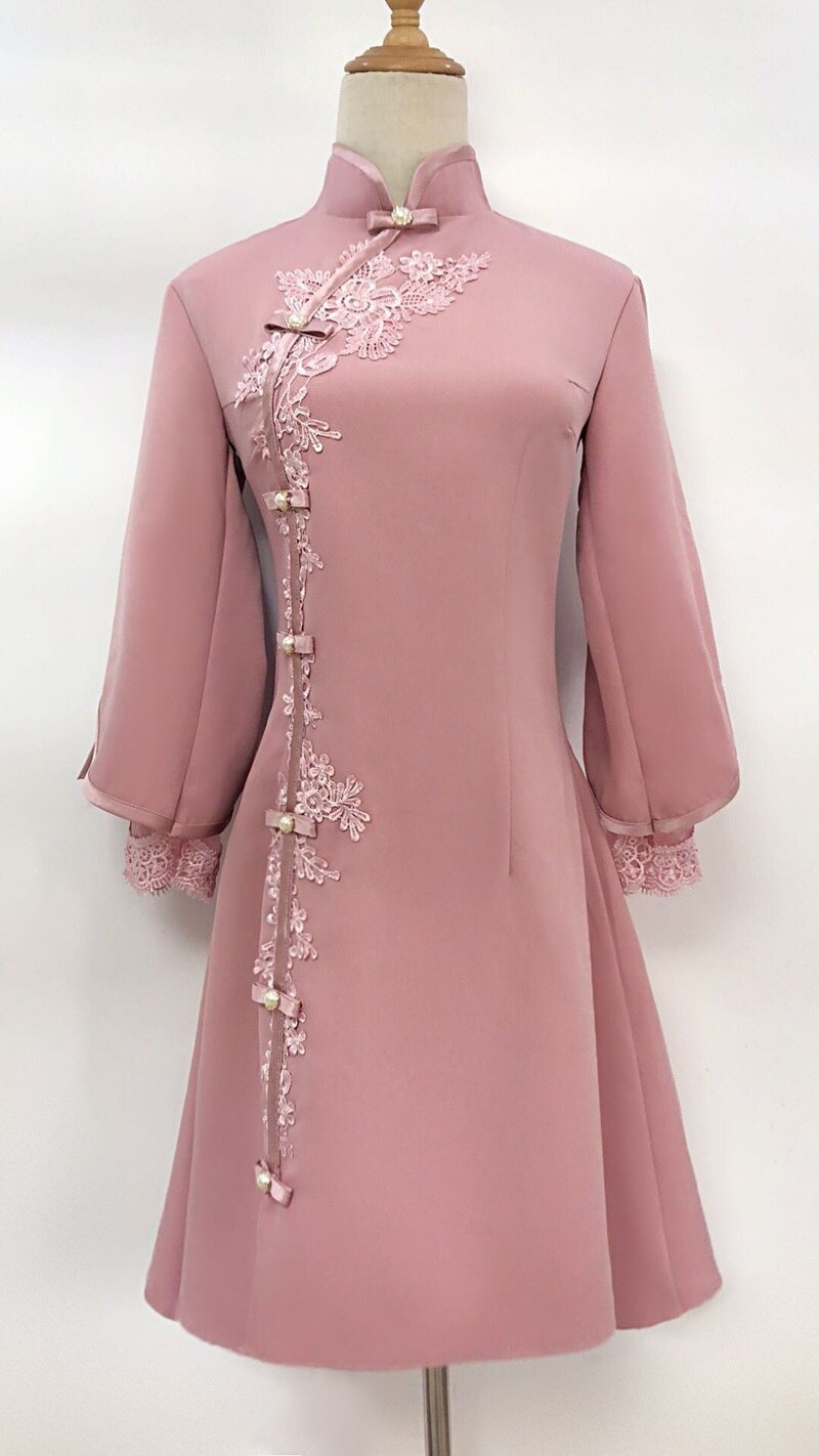 Chinese Traditional Dress Women Cheongsam Mandarin... – Grandado