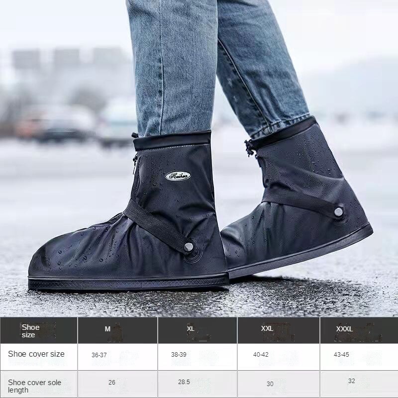 40cm High Rain Boots Cover Motorcycle Riding Water... – Grandado