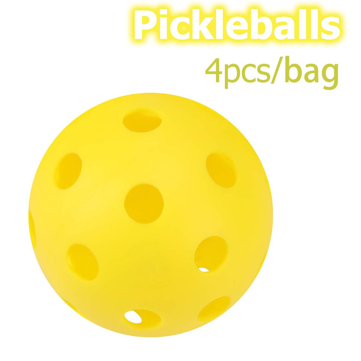 4Pcs/Set Pickleball Balls Pro 26 Holes for Outdoor... – Vicedeal