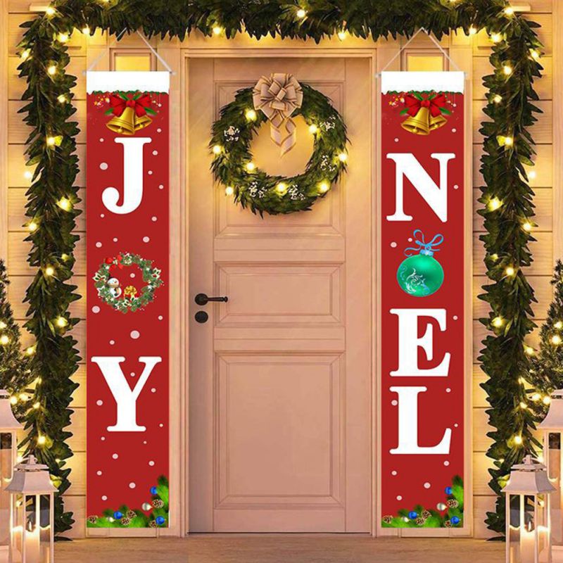 Merry Christmas Decor Banners Year Outdoor Indoor ... – Grandado