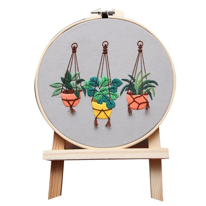 Embroidery Starter Kit Basic Cross Stitch Set Flow... – Grandado