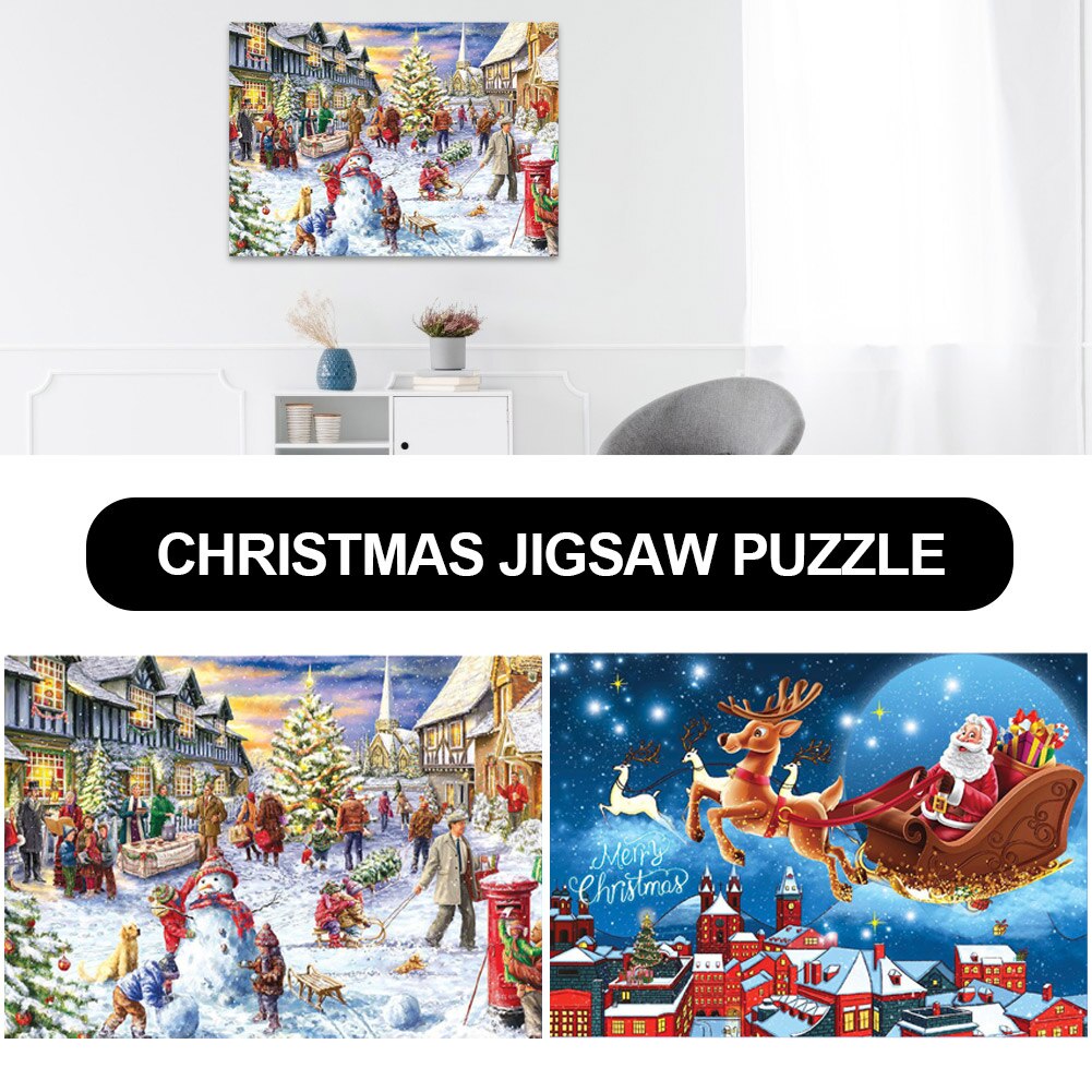 1000 Piece Christmas Jigsaw Puzzle High Durable Ch... – Grandado