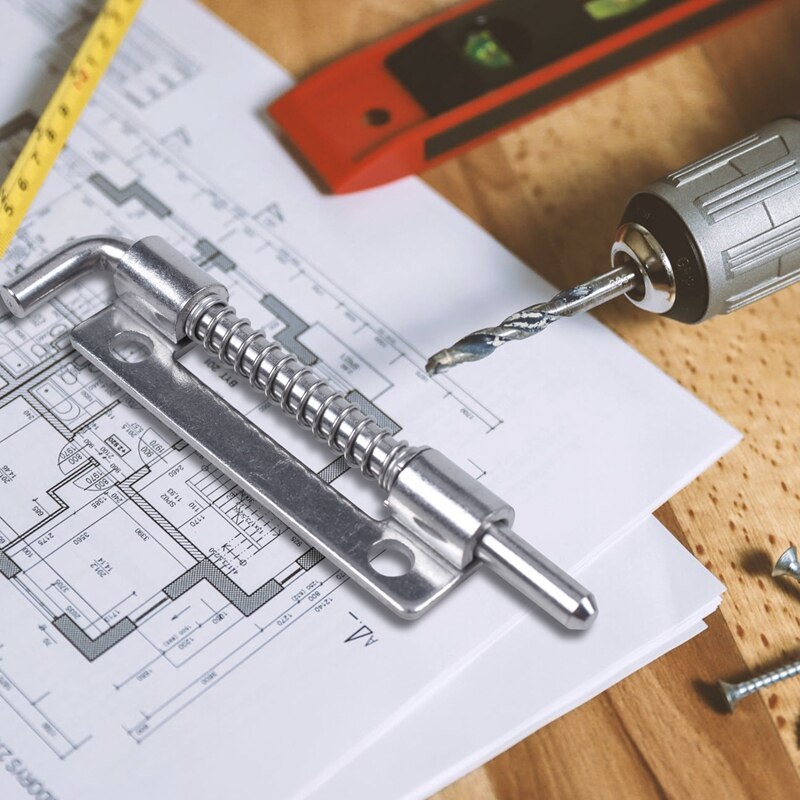 Hardware Spring Loaded Metal Security Barrel Bolt ... – Vicedeal