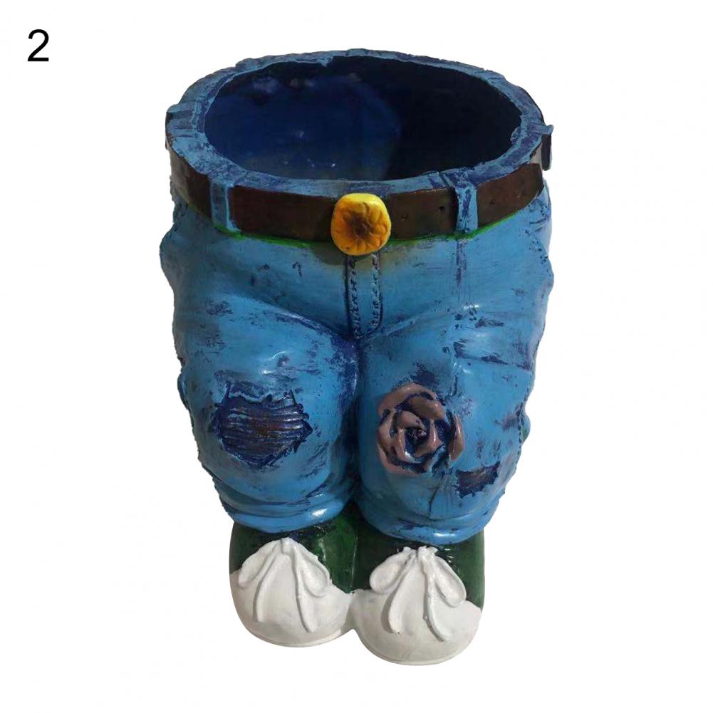 Blue Jeans Planter Handmade Resin Clothes Pants Fl... – Grandado