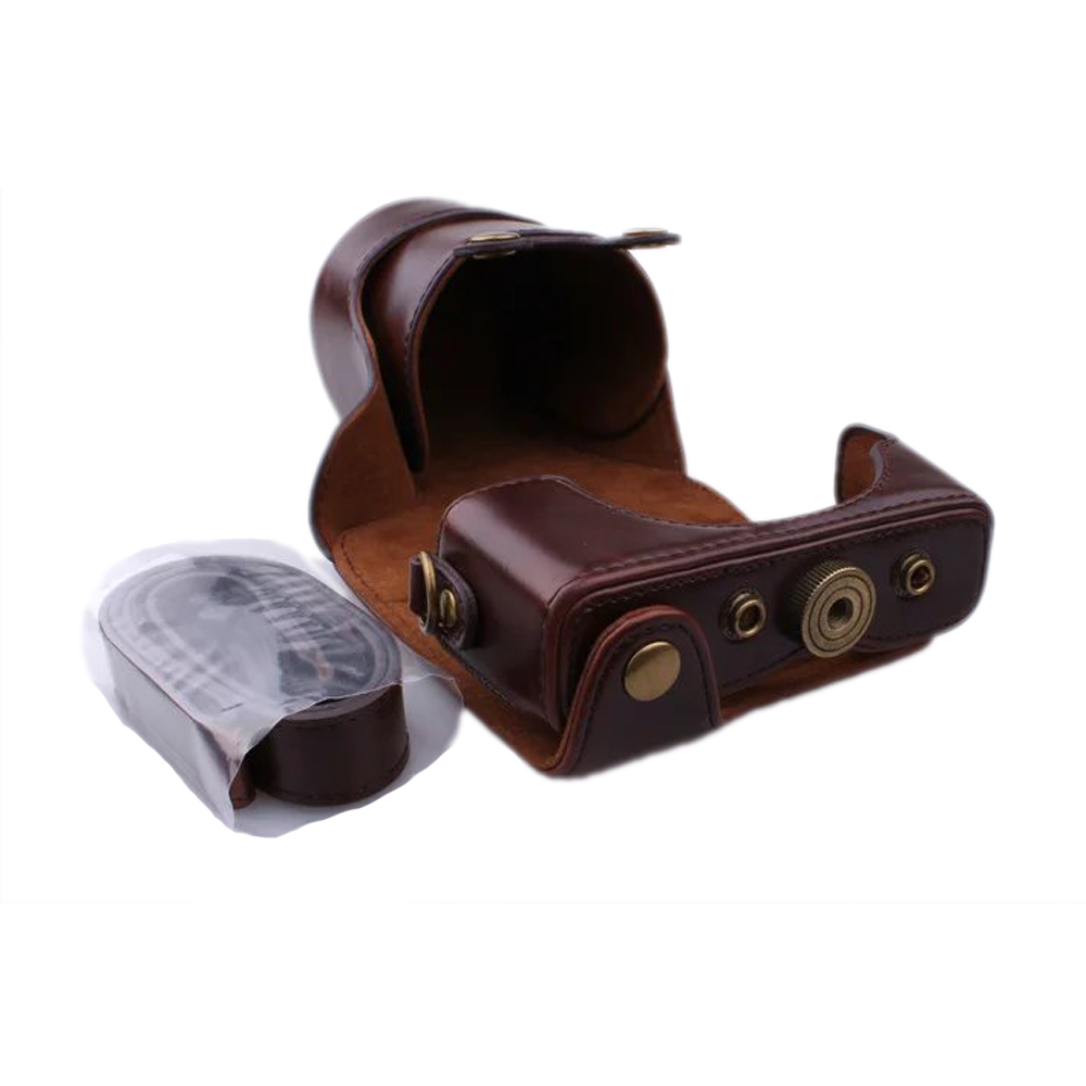 PU Leather Retro Camera Case Shoulder Bag Hard Bag... – Grandado