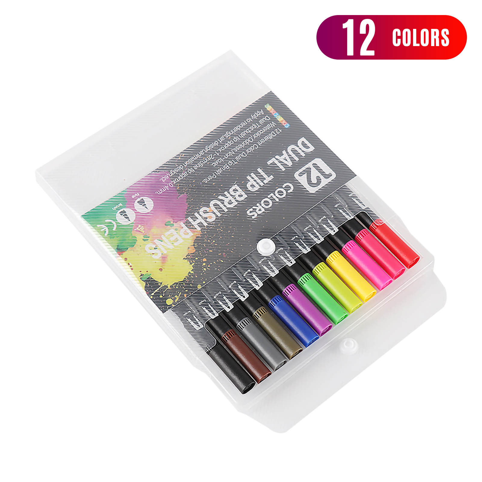 100 Colors Markers Set Double Tipped Colored Pens ... – Grandado