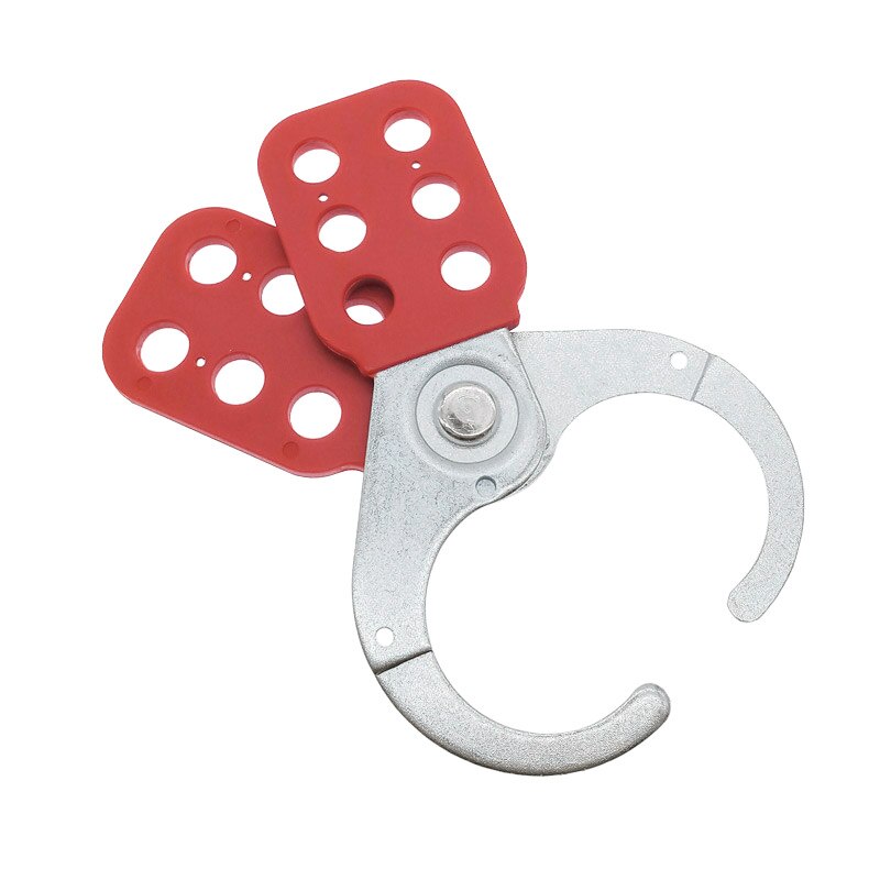 Red Industrial safety lockout Hasps Six Hole steel... – Vicedeal
