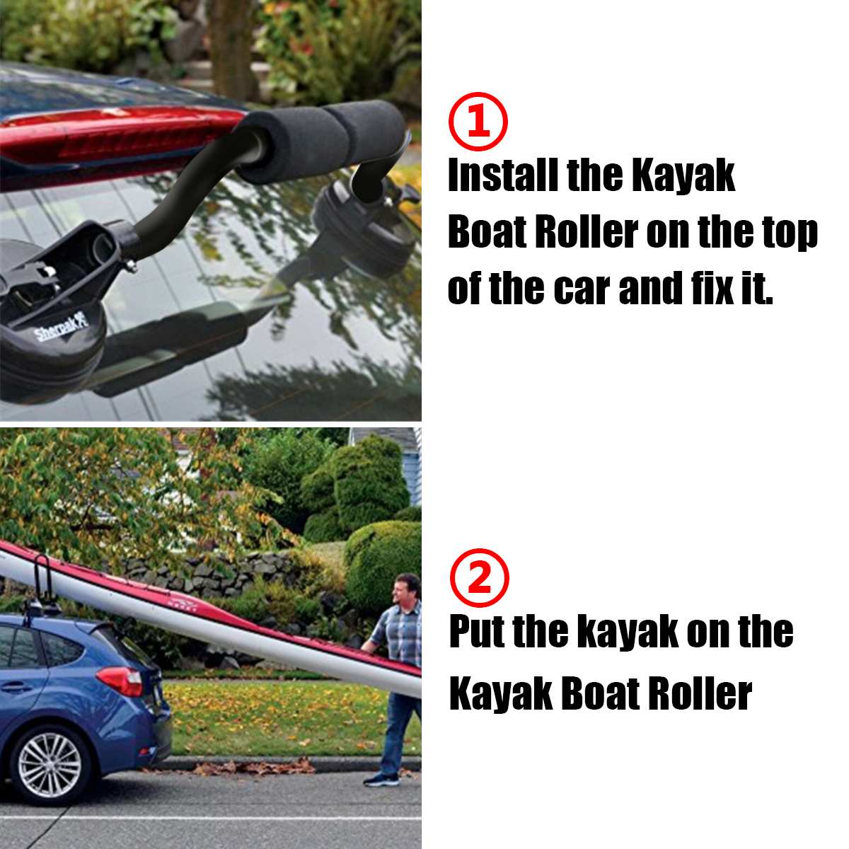 Universal Heavy Duty Kayak Roof Rack for Boat, Sur... – Grandado