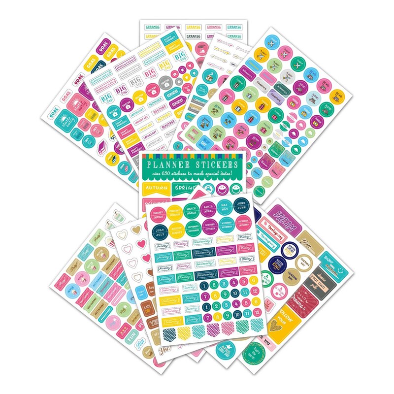 650 stuks /730 stuks planner stickers originele de... – Grandado