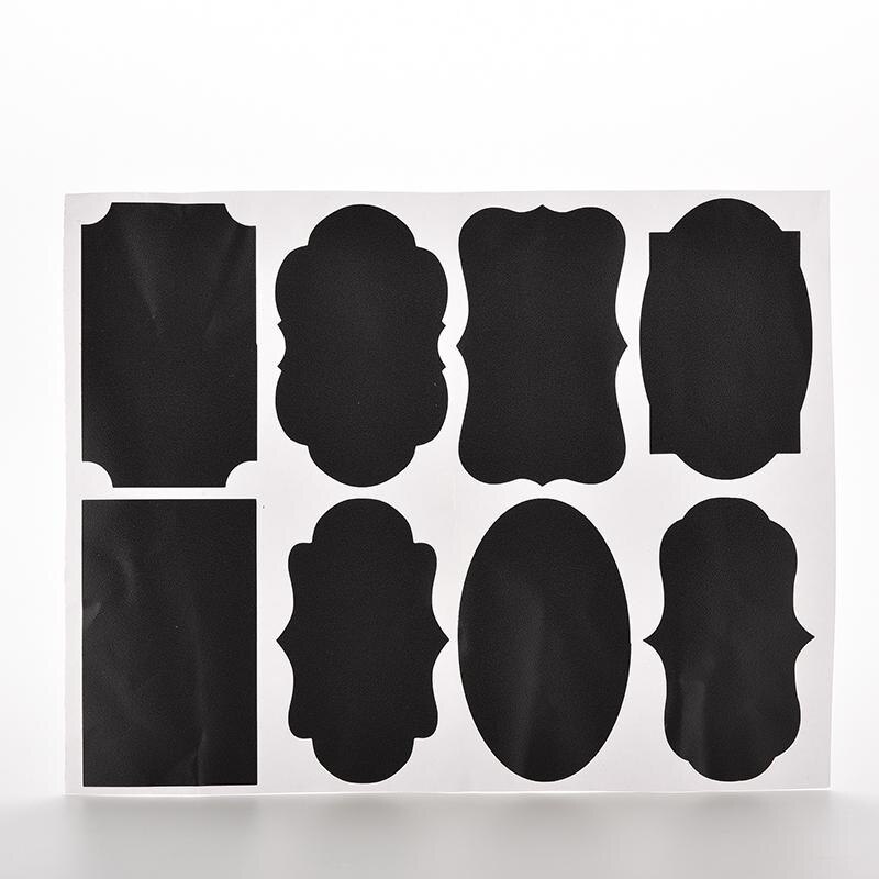 40pc/Set Removable Vinyl Chalkboard Label Stickers... – Vicedeal