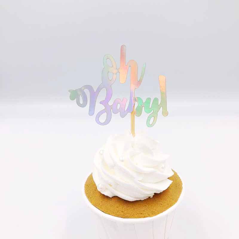 10pcs Glitter Oh Baby Cupcake Topper Baby 1st Birt... – Grandado