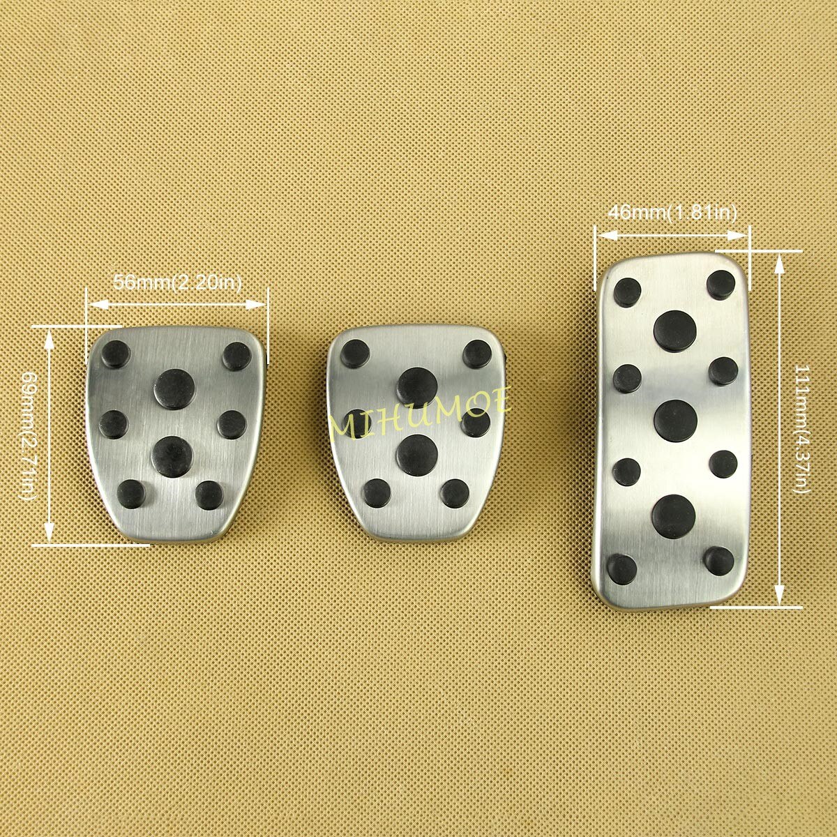 Non-Slip Clutch Brake Gas Throttle Pedal Cover For... – Grandado