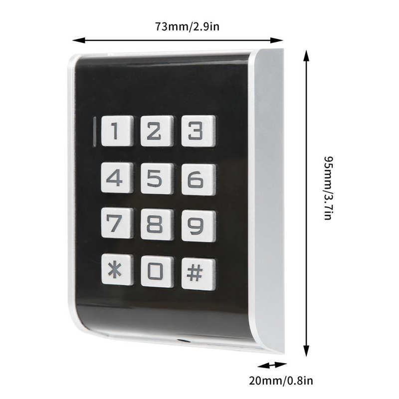 Access Control System Control Keypad 125khz Passwo Vicedeal
