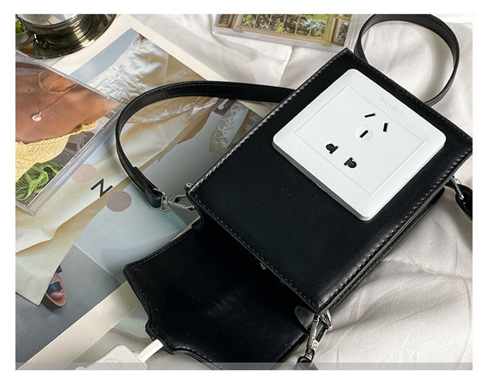2022 Socket Decoration Cellphone Shoulder Bags Fem... – Grandado