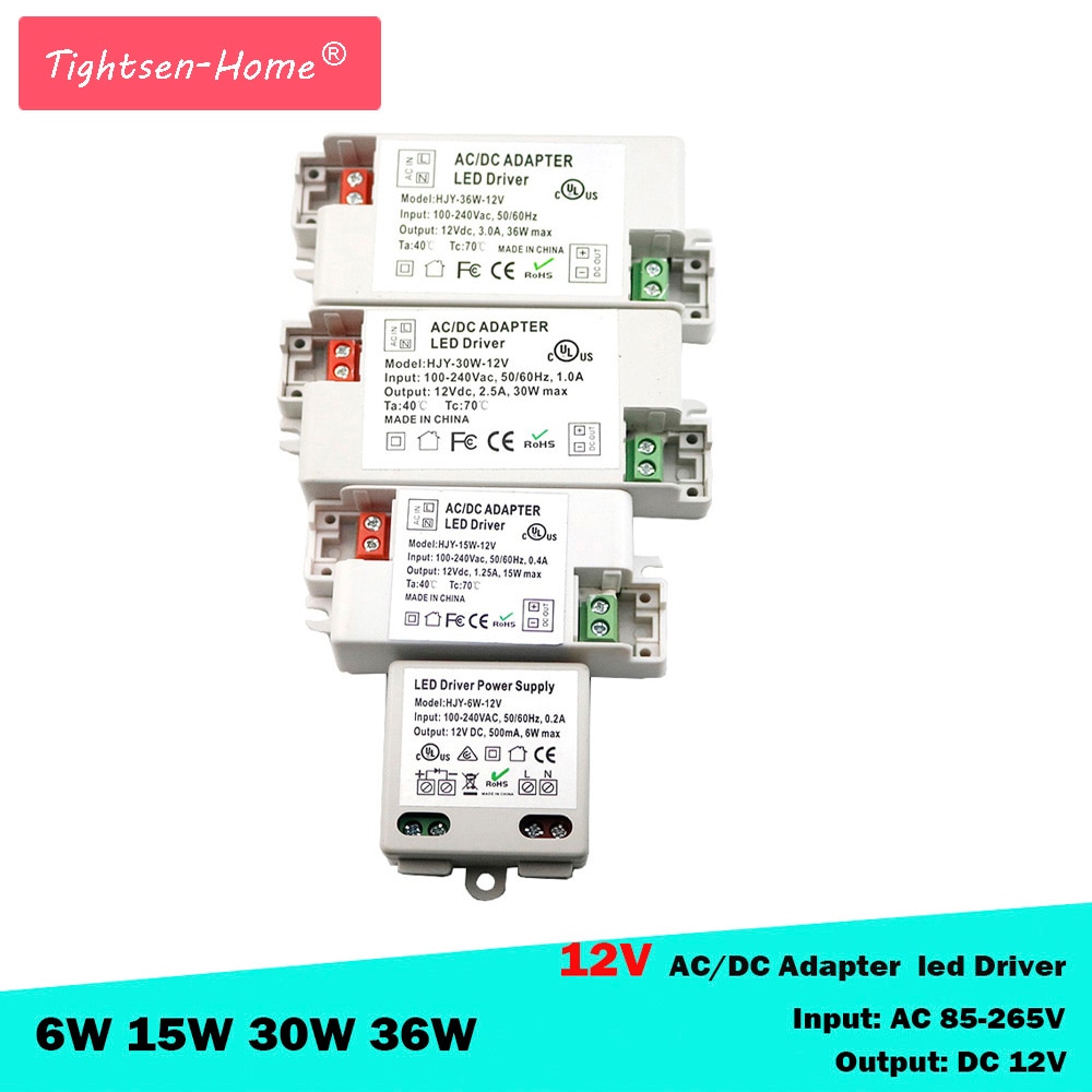 12 V LED Driver Transformers AC110V 220 V NAAR DC1... – Grandado