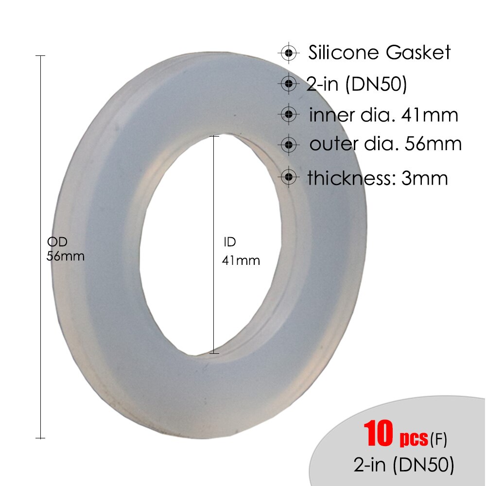 10 stuks 1/2-in 3/4 '' 1 '' 1.2 '' 1.5 '' 2 '' wit... – Vicedeal
